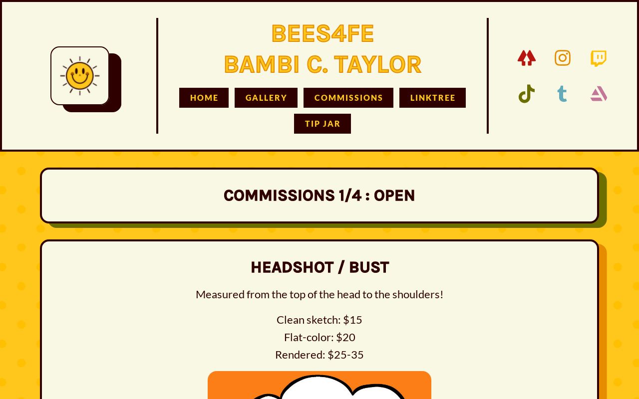 BEES4FE/Bambi Taylor Commissions